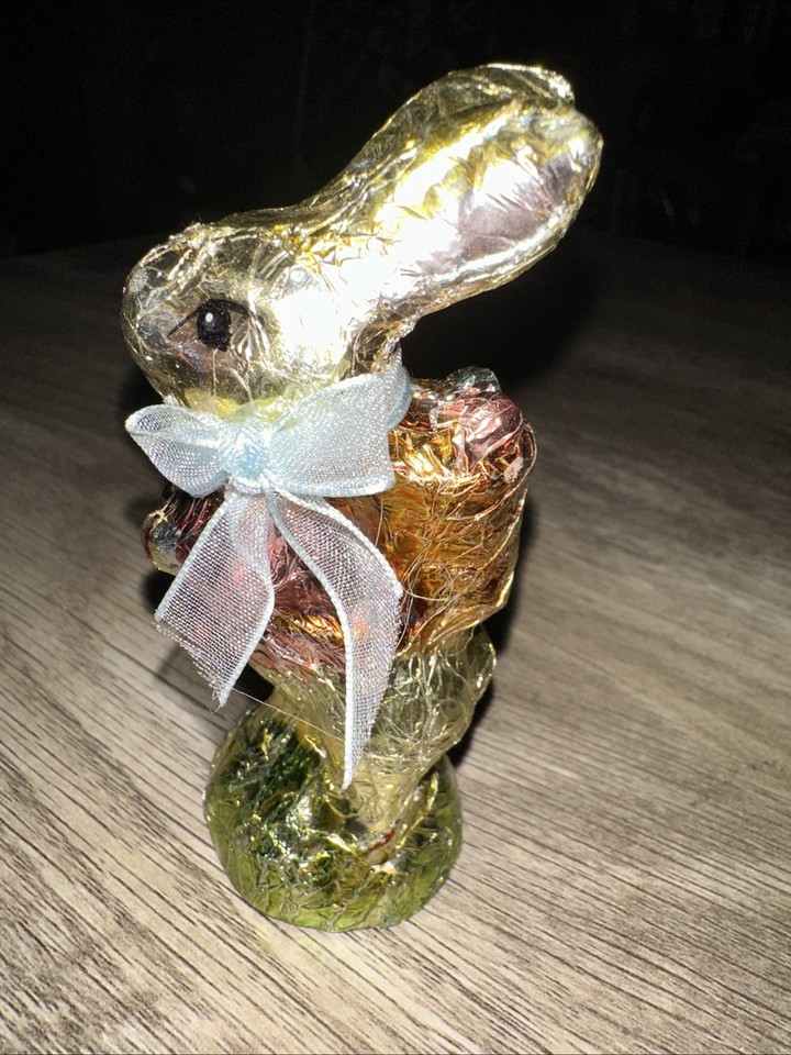 Vintage Ceramic Foil Wrapped Bunny Rabbit | eBay