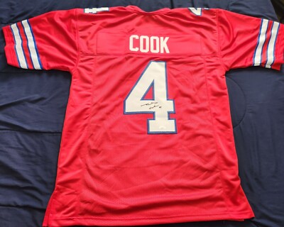 James Cook Buffalo Bills #4 Autographed Custom Jersey JSA | eBay