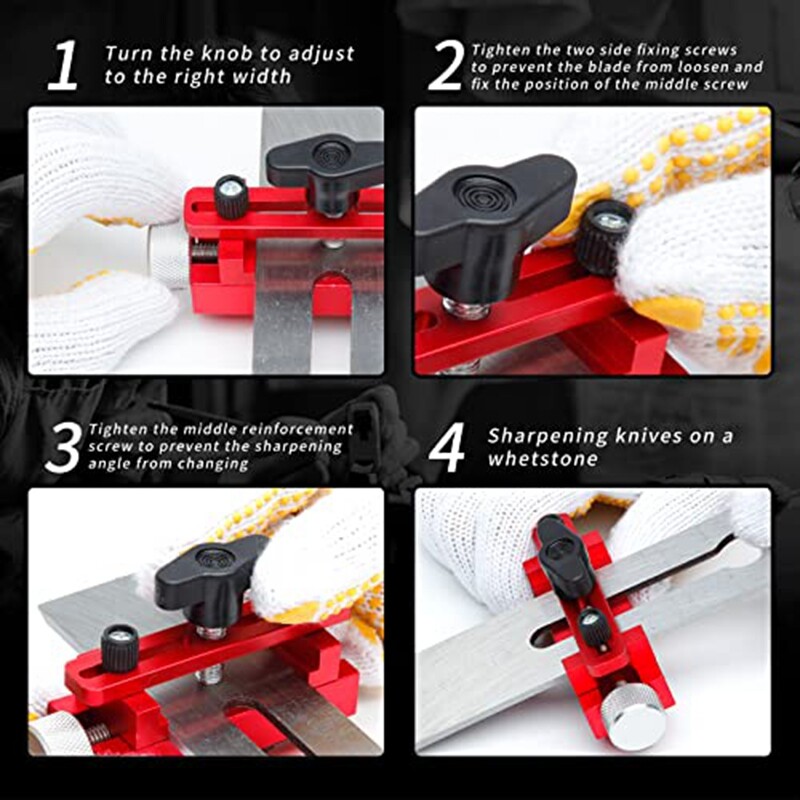Honing Guide Tool, Chisel Sharpening Jig Tool Fixation for Woodworking ...