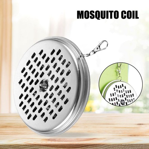 Mosquito Coil Tray Portable Holder Metal Repellent Rack Summer Anti ...