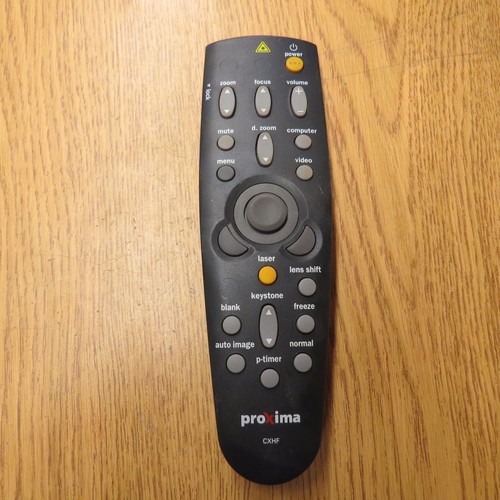 Proxima CXHF LCD Projector Remote Control No Batteries | eBay