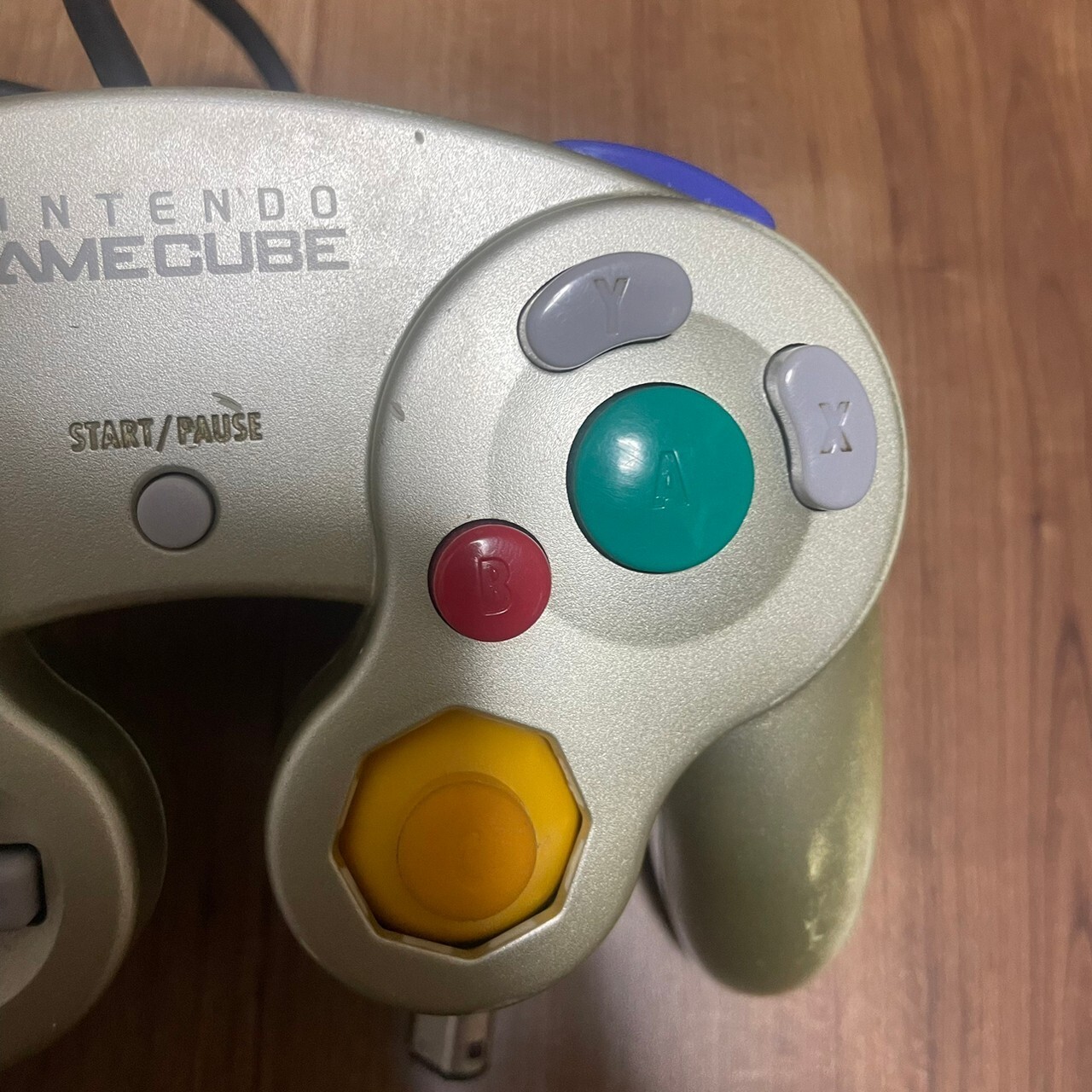 RARE GAMECUBE Controller DOL-003 Star Light Gold Wii JAPAN Limited ...