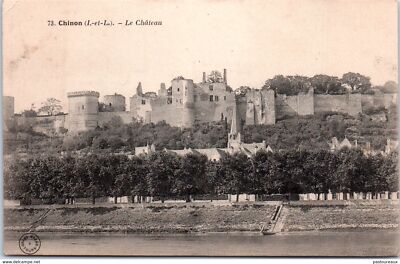 37 CHINON - Le CHATEAU PAST/1898 | eBay
