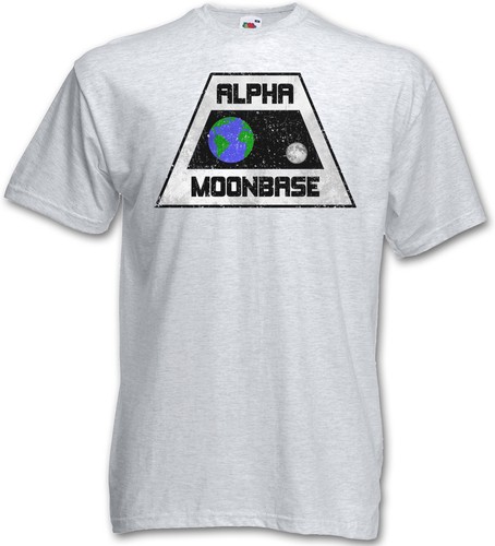 VINTAGE ALPHA MOONBASE LOGO T-SHIRT - Mondbasis Alpha 1 TV Space 1999 T ...