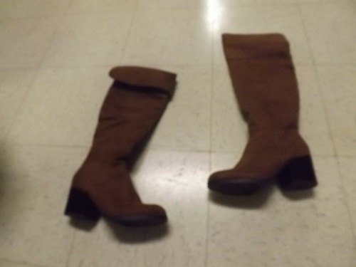 BRASH- SUEDETTE 20 IN BOOT 8M- CINAMMON BROWN- | eBay