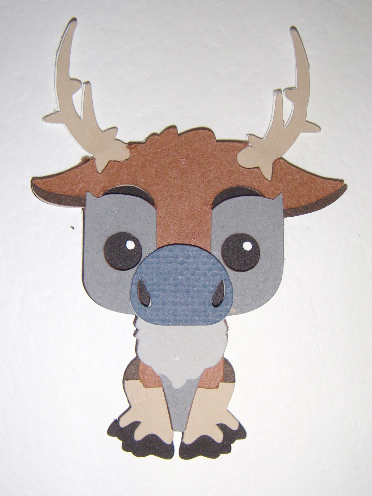 Frozen Sven Paper Die Cut Piecing Scrapbook Embellishment | eBay