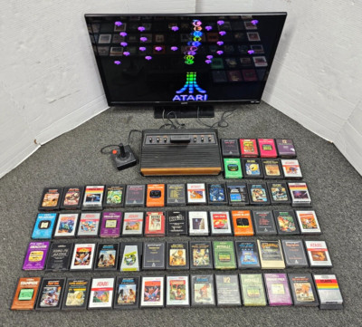 Atari CX-2600 Game Console With 61 Games, 1 Controller, Cords, READ ...