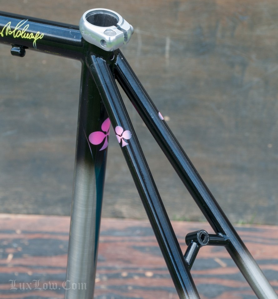 Vintage 59cm Titano BiTitan Colnago RoadBike FRAME FORK Decor Bicycle ...