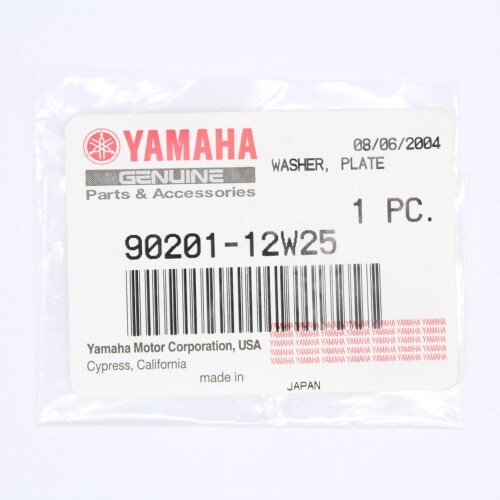 Yamaha Plate Washer Part Number - 90201-12W25 | eBay