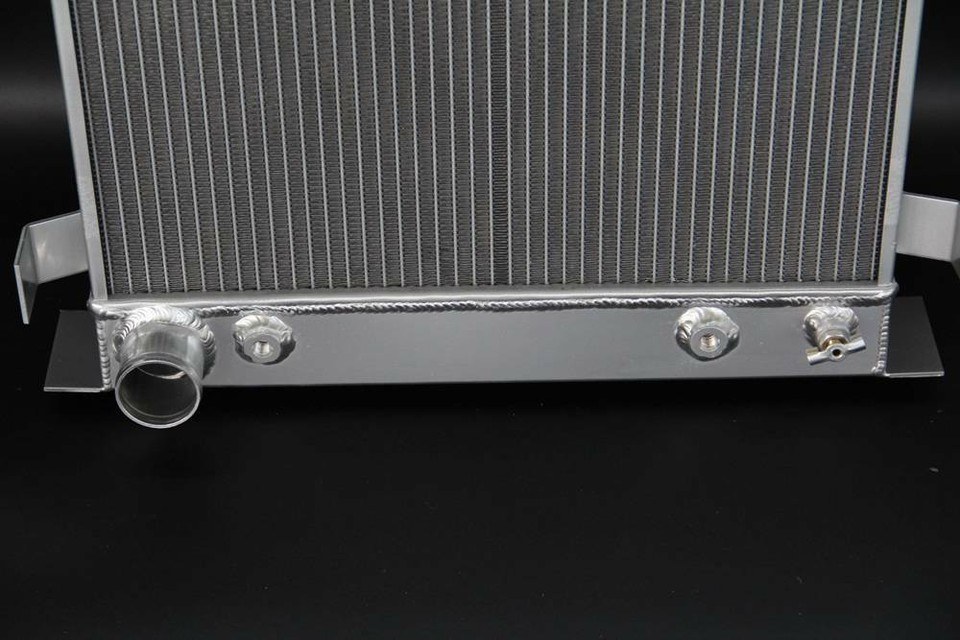 62mm Aluminum Radiator FOR Ford Hot Rod Chopped w/Ford 302 V8 1931-32 ...
