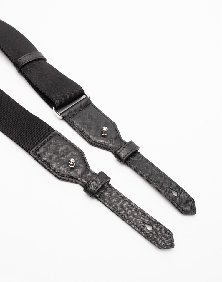 MONTBLANC Adjustable Bag Shoulder Strap Engraved Logo Leather Inserts ...