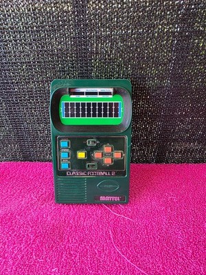 Mattel Classic Football 2 Handheld Electronic Video Game Console ...