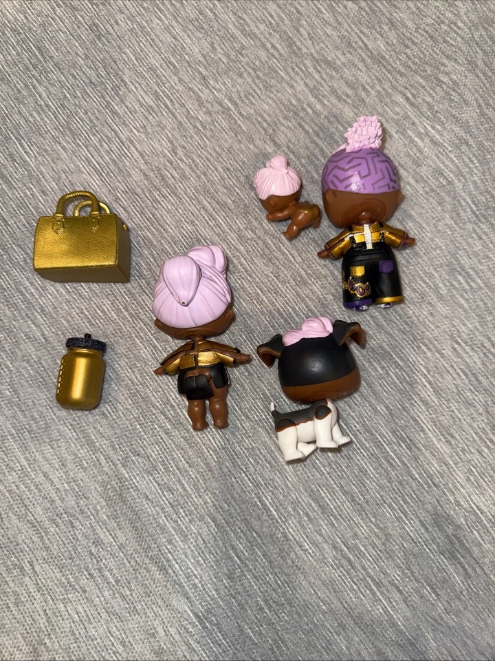 LOL Doll DJ Series 2 Family Bundle Lil Sis Pet Glitter | eBay