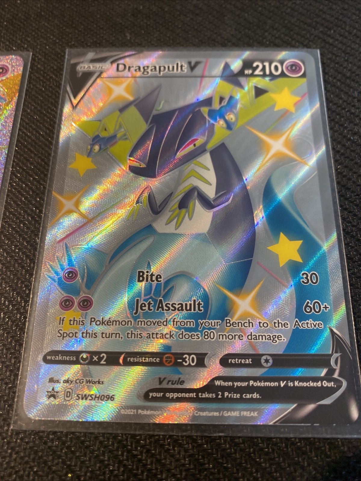 Pokemon Dragapult V SWSH096 & VMAX SWSH097 Full Art Black Star Promo | eBay