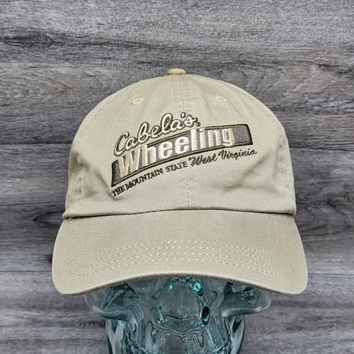 Mens Cabela’s Wheeling WV Baseball ball Cap hat Tan khaki never worn | eBay