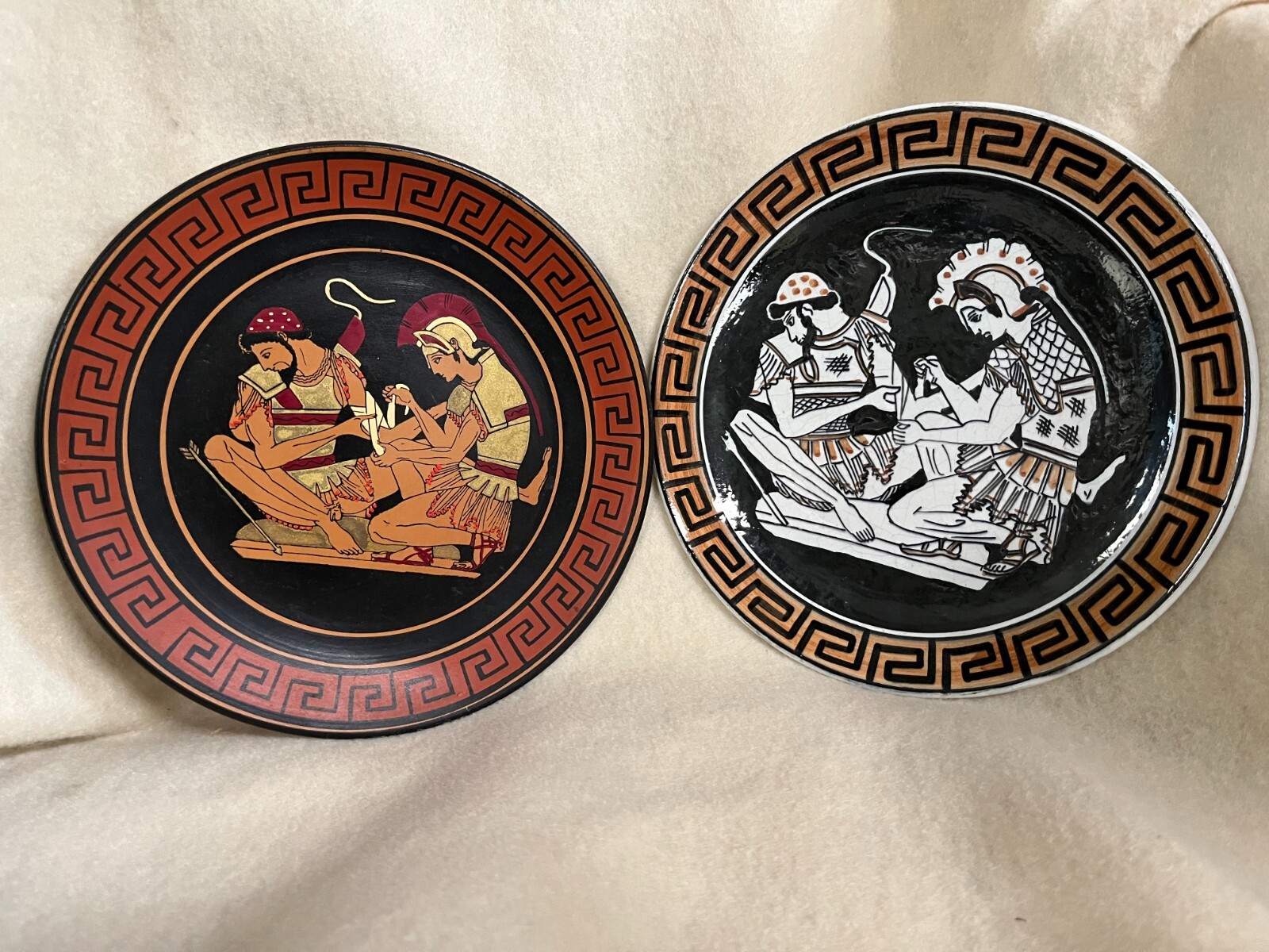 Decorative Plates with Greek Themes Achilles | eBay