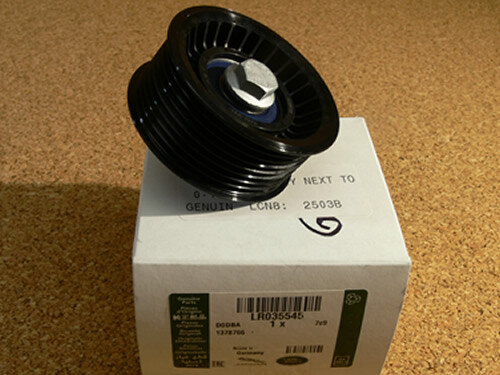 GENUINE LAND ROVER IDLER PULLEY SECONDARY DRIVE RANGE ROVER LR4 SPORT ...