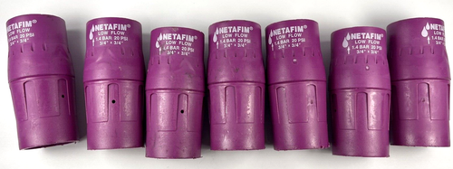 *Lot of 7* Netafim Inline Pressure Regulators 3/4" FNPT 20psi 31000 ...