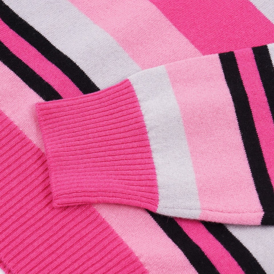 Drumohr Multi Stripe Patterned Cashmere Sweater M (Eu 50) NWT | eBay