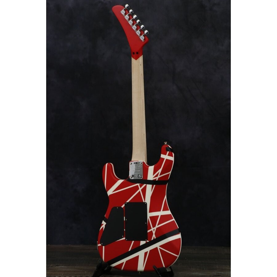 EVH Striped Series 5150 Red Black White Stripe Transparent Red Eddie ...