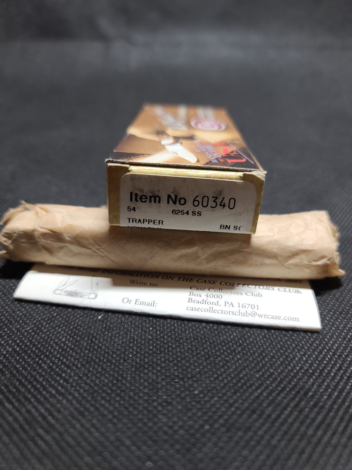 Case 60340 Double Bladed Trapper Pocket Knife. New BLK. | eBay