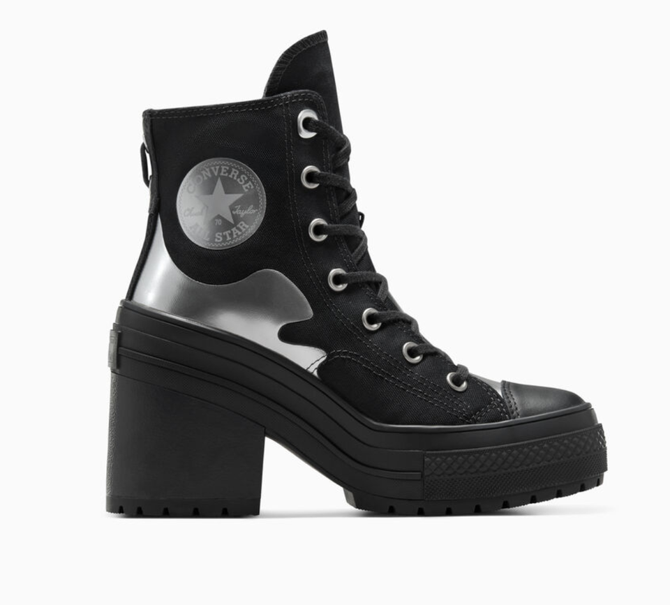 NEW Women's CONVERSE Chuck 70 De Luxe Heel Chrome A11629C A06145C Boots ...