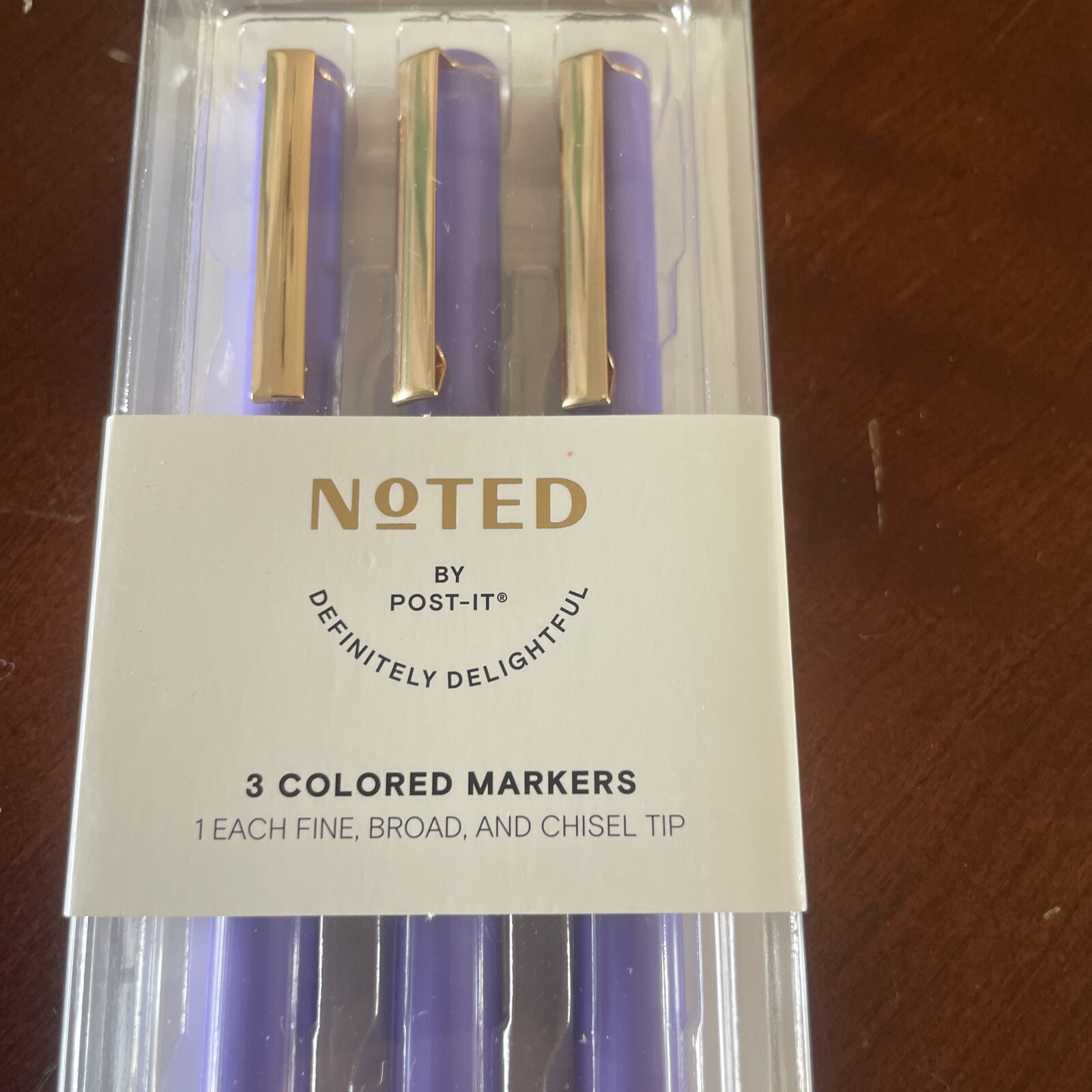 NOTED+by+Post-it+Pen+Set+-+3+Felt+Tip+Colored+Pens+Fine%2FBroad ...