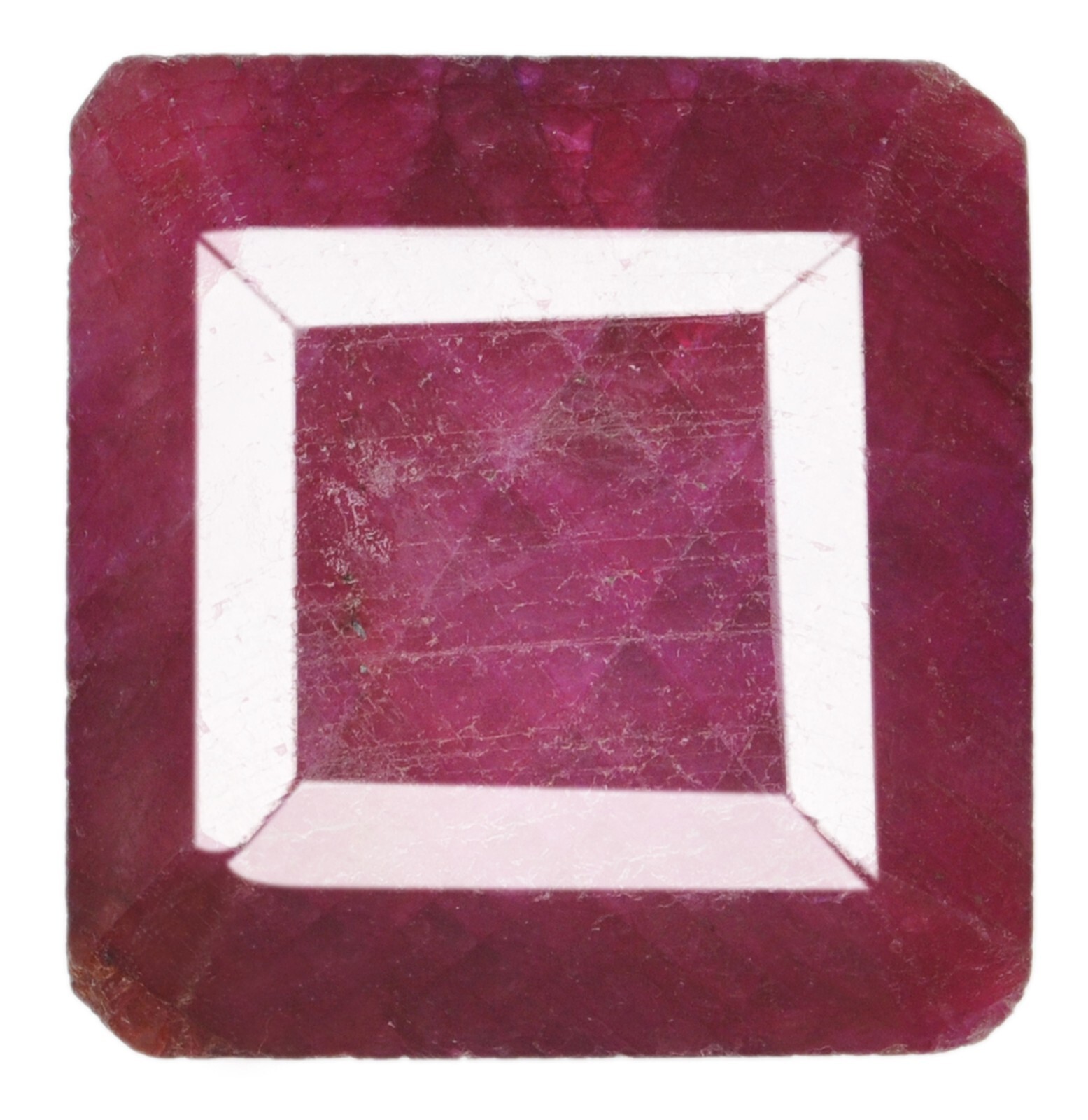 234.45CT Stunning Octagon Shape 100% Natural Certified Red Ruby Loose Gemstone | eBay