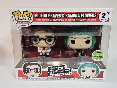 HTF Funko POP Movies Scott Pilgrim GIDEON GRAVES and RAMONA 2 Pack ...