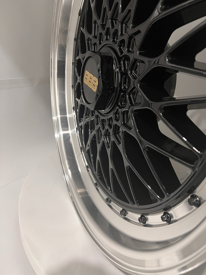 135 17 inch Black with Polish Lip Rims fits 5x115 CHEVY CAPTIVA 2012 ...