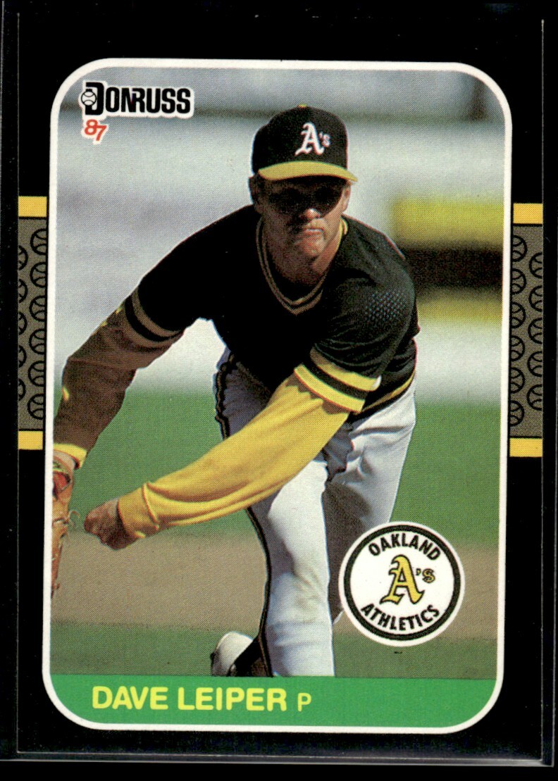 1987 Donruss #472 Dave Leiper Rookie Oakland Athletics | eBay