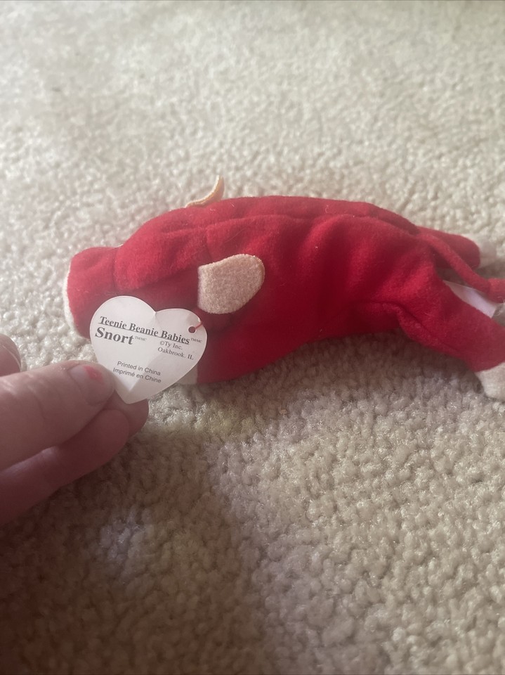 Ty Beanie Buddy Snort the Bull Plush Toy - 4002 8421040025| eBay
