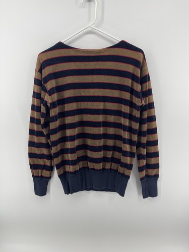 Ralph Lauren Blouse Top Shirt Light Sweater Womens Small Brown Black ...