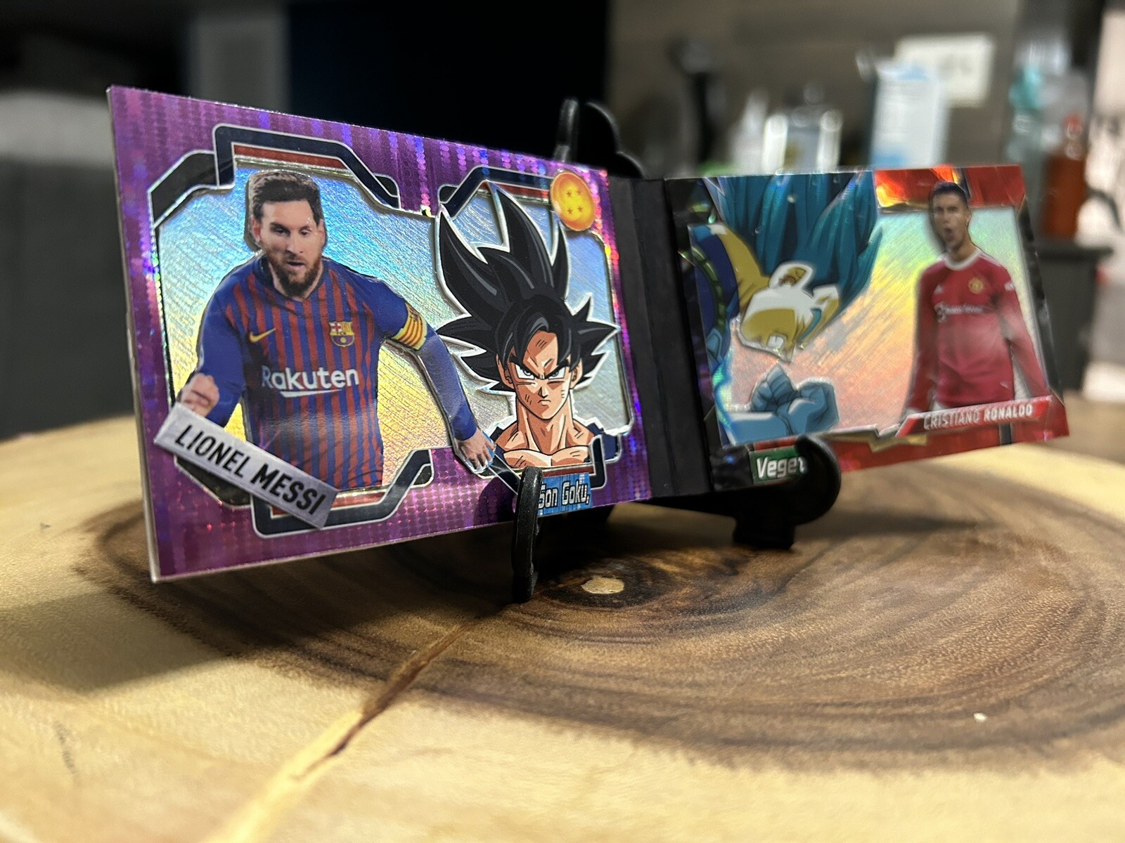 Lionel Messi, Cristiano Ronaldo, Goku, Vegeta Custom Card 1 Of 1 | eBay