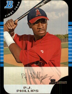 2005 Bowman Draft Baseball Card #102 P.J. Phillips FY RC | eBay