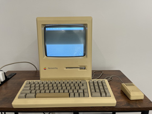 Apple Macintosh Plus 1MB M0001A Vintage Computer + Accessories. w Box ...