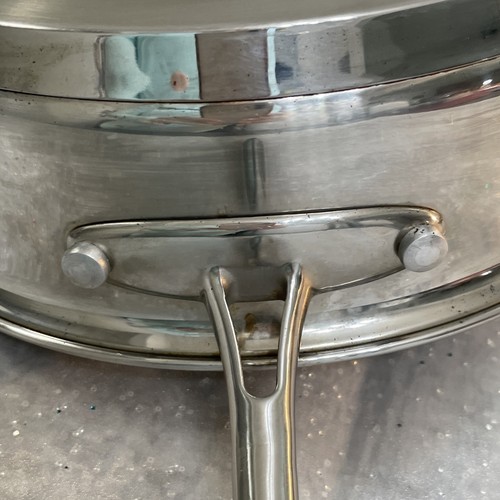 TRAMONTINA 3-Ply 5 Qt. STAINLESS STEEL SAUTE PAN w/Lid~Made in Brazil ...