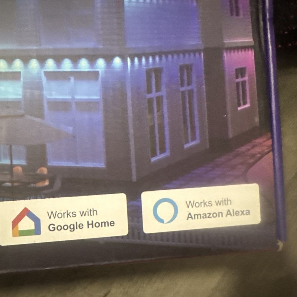 Smart RGBIC Outside Lights 100ft. Waterproof Works w/ Alexa and Google ...