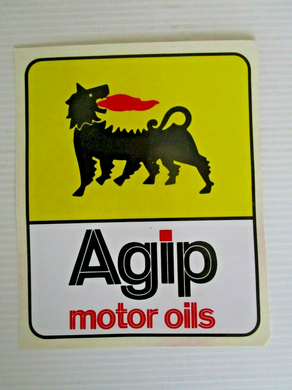 AGIP MOTOR OIL Decal Sticker Vintage Petrol Hot Rod Rat Rod Decals ...
