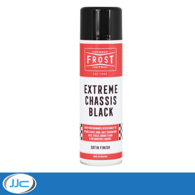 Frost Extreme Satin Black Chassis Aerosol Spray Paint 500ml - Garage ...