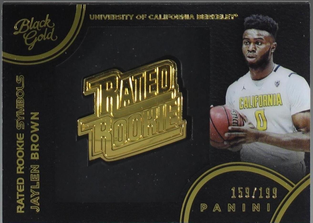 2016-17 Panini Black Gold Collegiate - Rated Rookie Symbols Jaylen ...