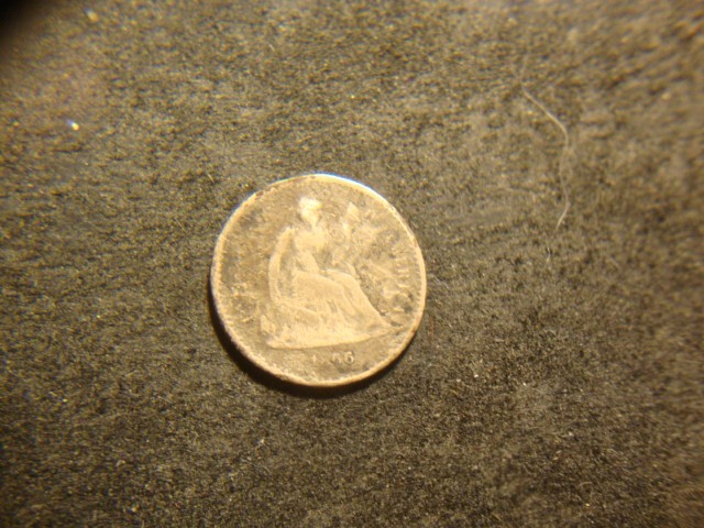 1866-S Rough Seated Liberty Half Dime Nice Rims Decent Coin RRC | eBay