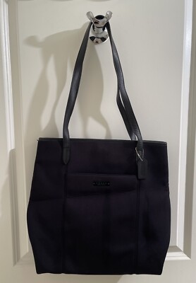 COACH A9N 6217 New York Black Medium Neoprene Bag (EXCELLENT CONDITION ...