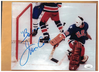 JIM CRAIG AUTOGRAPHED 8x10 PHOTO SIGNED USA HOCKEY MIRACLE ON ICE ...