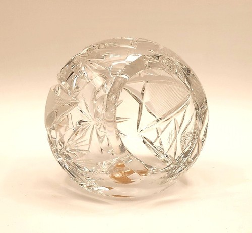 Imperlux Worlds Finest Vintage Cut Lead Crystal Round Side Tilt Cigar ...