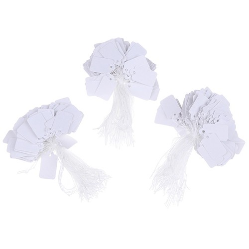 300Pcs Label Tie String Strung Ticket Jewelry Merchandise Display Price ...