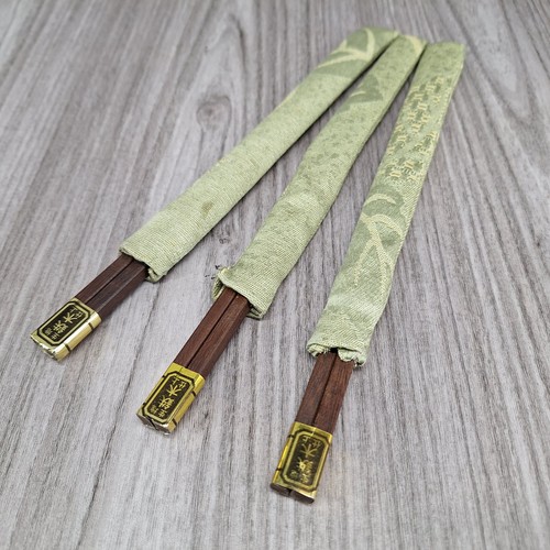 Vintage Chopsticks With Cloth Covers Lot of 3 Sets | eBay