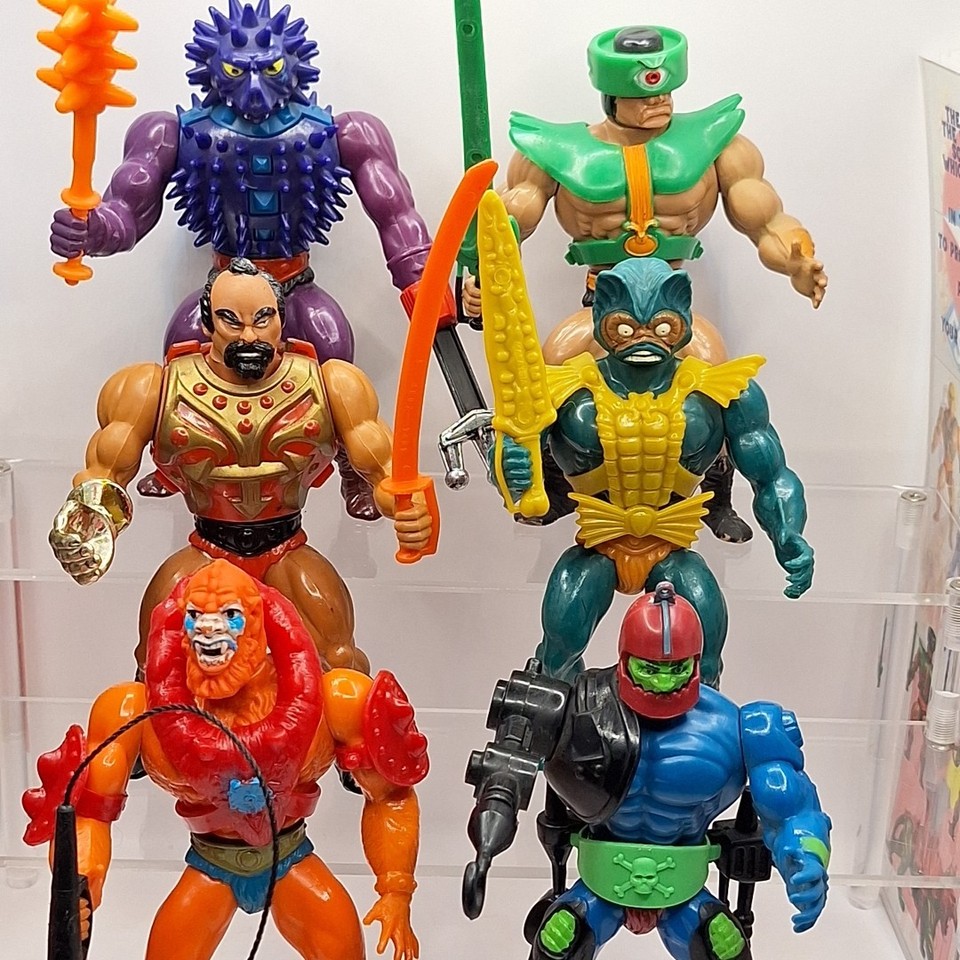 Vtg 1980s Motu Masters Of The Universe Original He-Man Action Figures ...