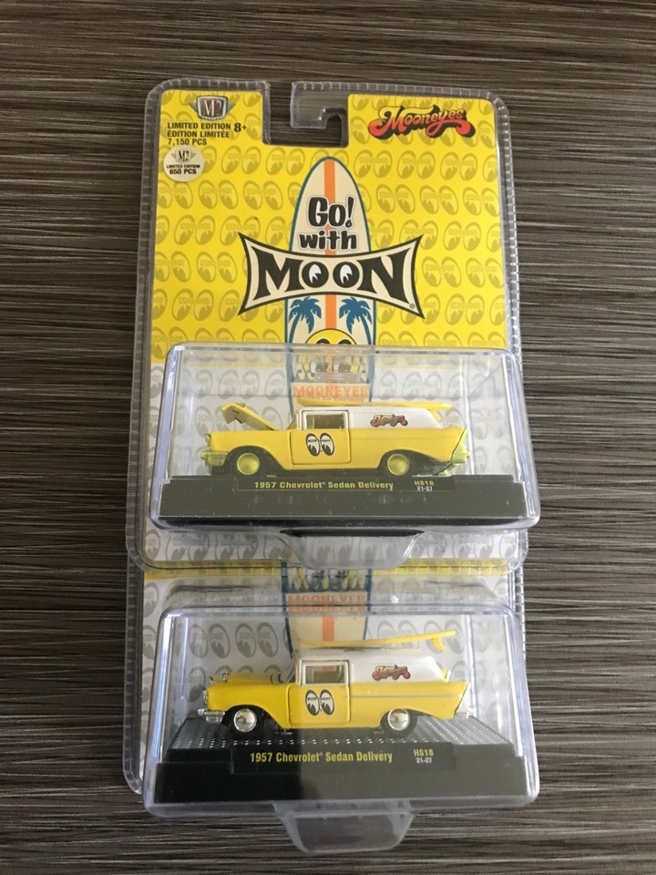 M2 Machines MOONEYES 1957 Chevrolet Sedan Delivery CHASE @ 650 pcs ...