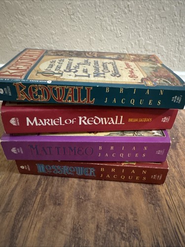 REDWALL Series 4 SIGNED Brian Jacques Adventure Books Mattimeo Mariel ...
